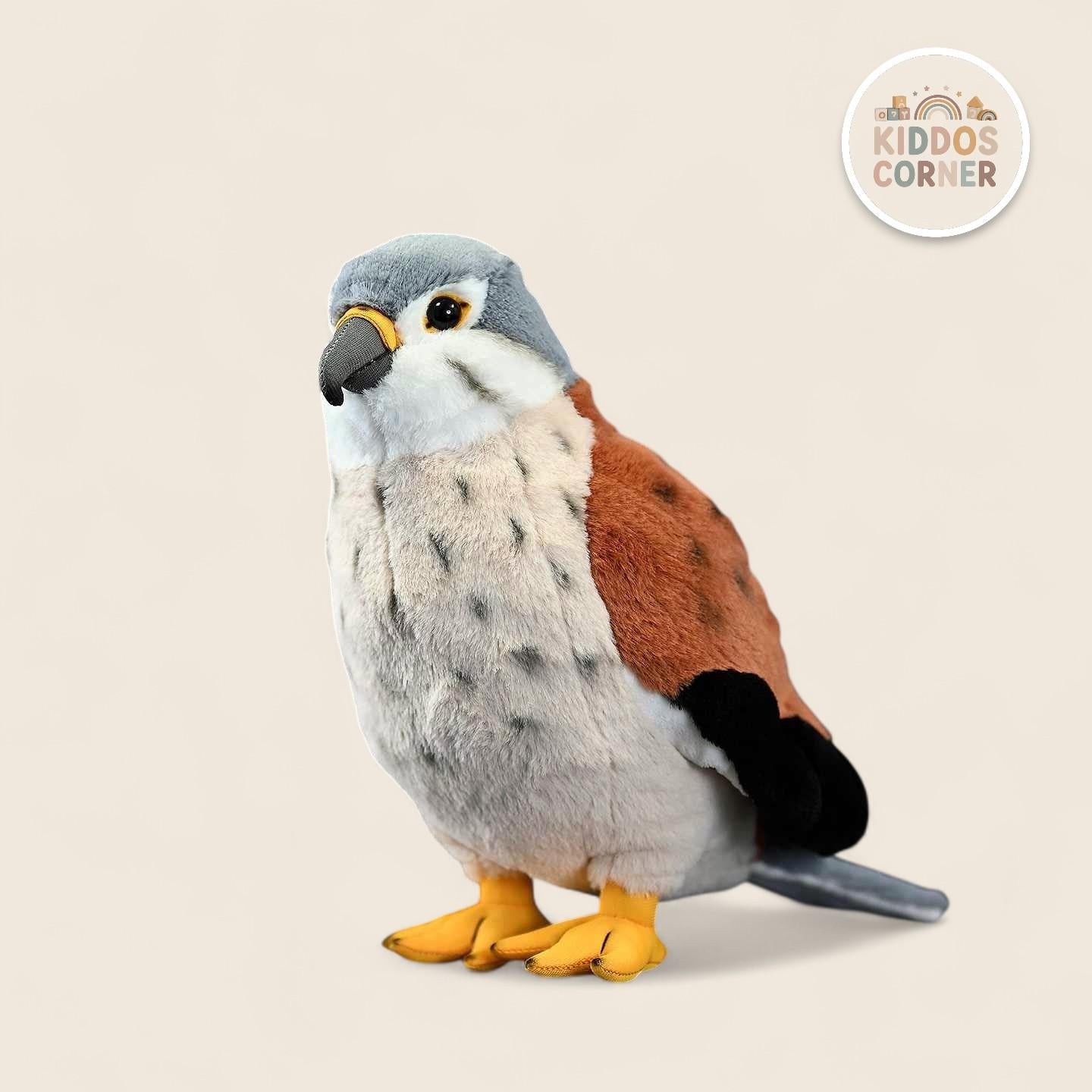 American Kestrel Bird Soft Stuffed Plush Toy – Kiddos Corner