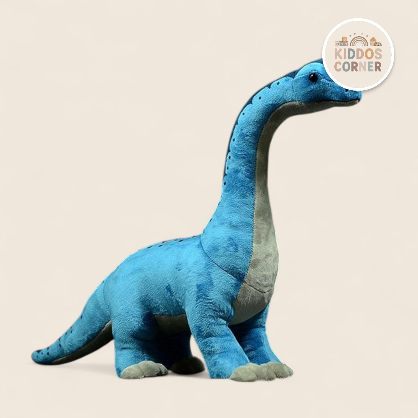 Blue Brachiosaurus Soft Stuffed Plush Toy – Kiddos Corner